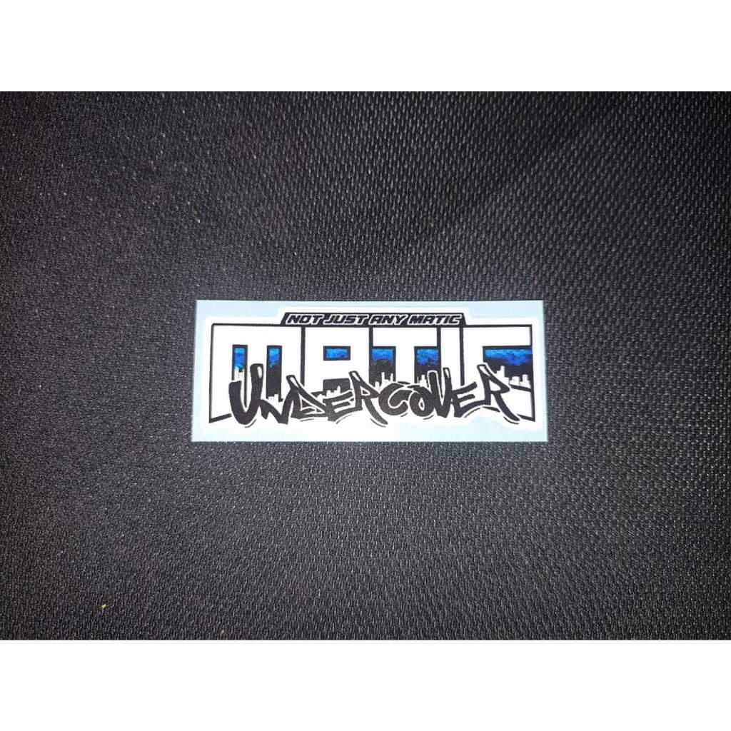 Jual Sticker Matic Undercover V2 Ukuran 8 x 3 Cm | Shopee Indonesia