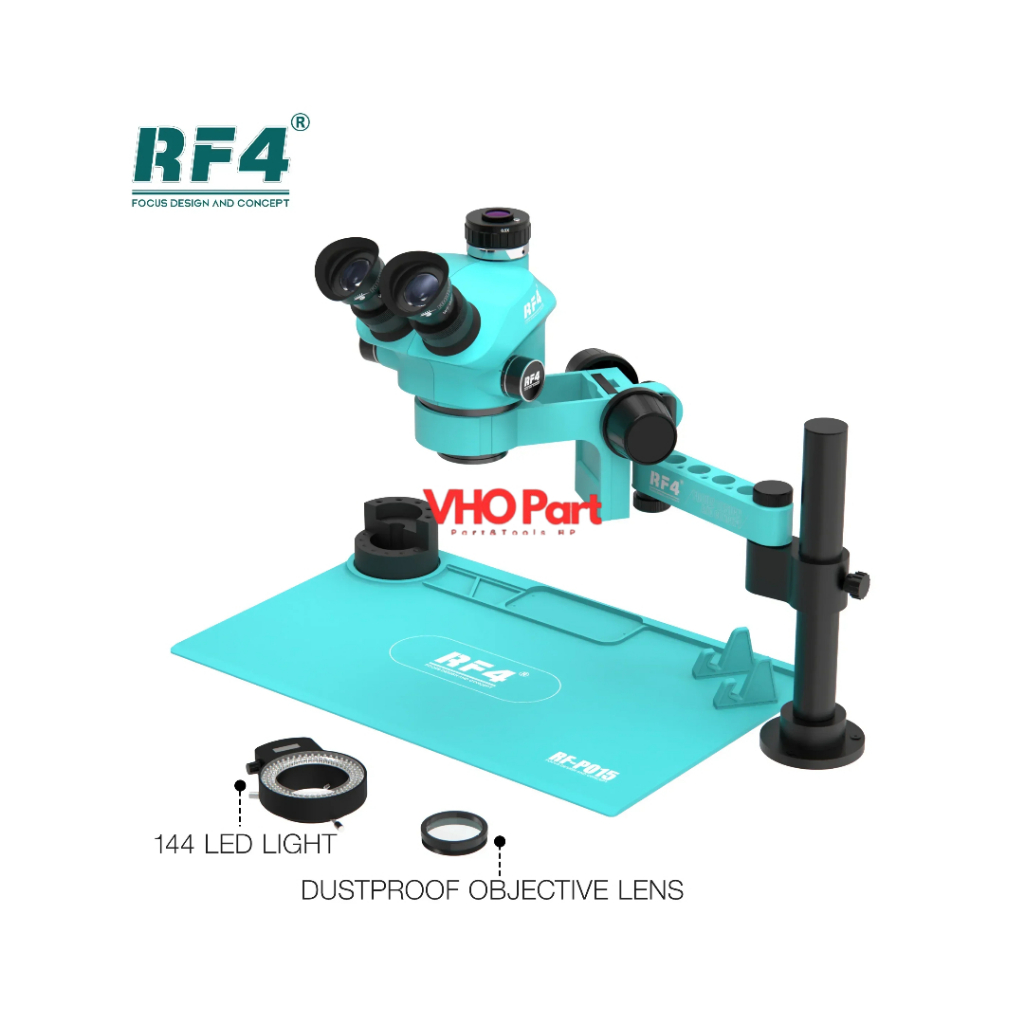 Jual MICROSCOPE RF4 RF-7050PRO-F019 NEW 2024 ORIGINAL - MIKROSKOP PLUS LENSA 0.5 0.7 | Shopee ...