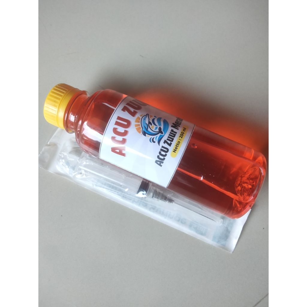 Jual AIR ACCU ZUUR MERAH REPAIR AKI LEMAH SOAK DROP | Shopee Indonesia