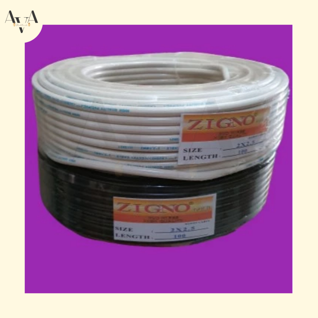 Jual Kabel Listrik NYMHY/NYYHY 2x2,5mm 100Y Zigno | Shopee Indonesia