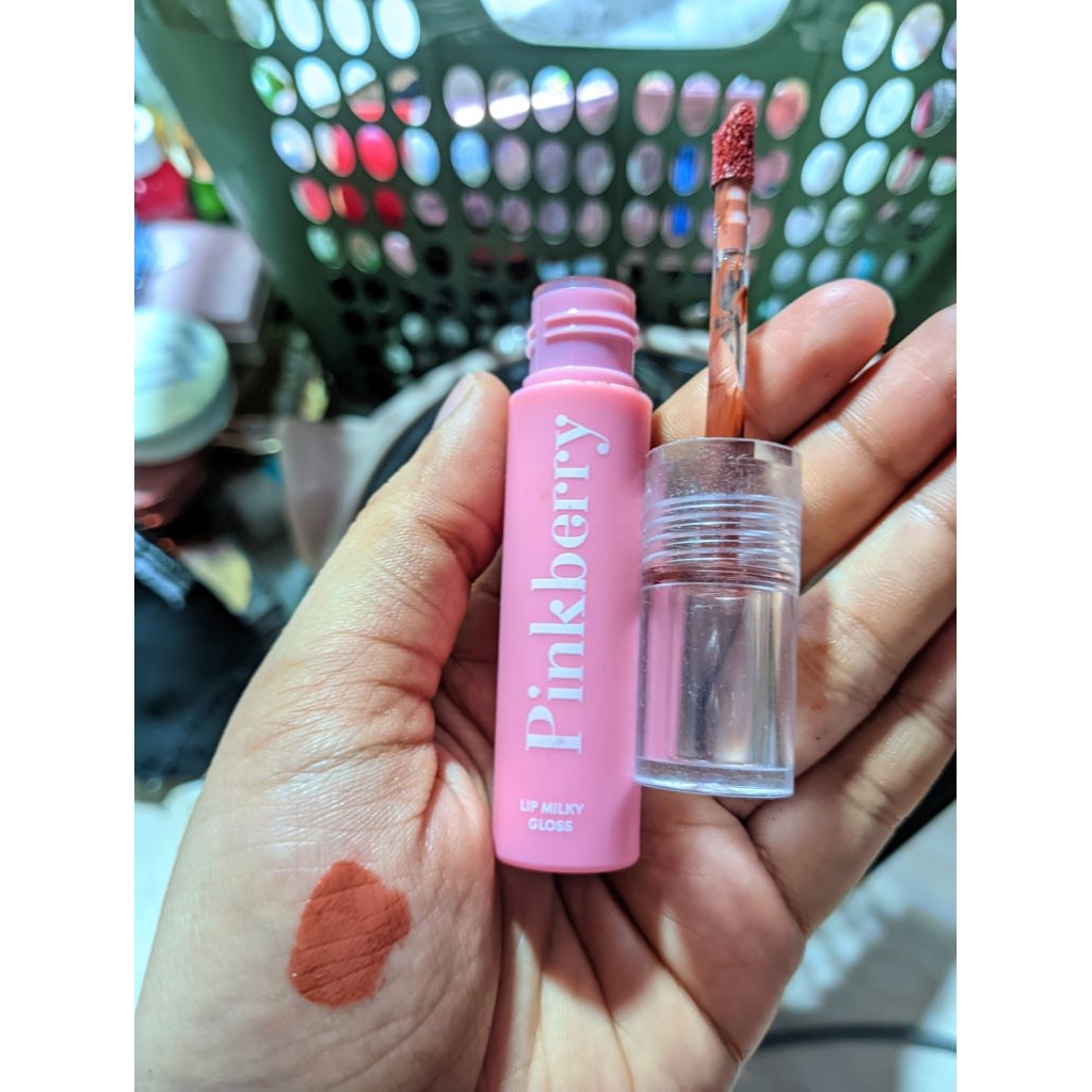 Jual Pinkberry Lip Milky Gloss (Rijek kemasan) | Shopee Indonesia
