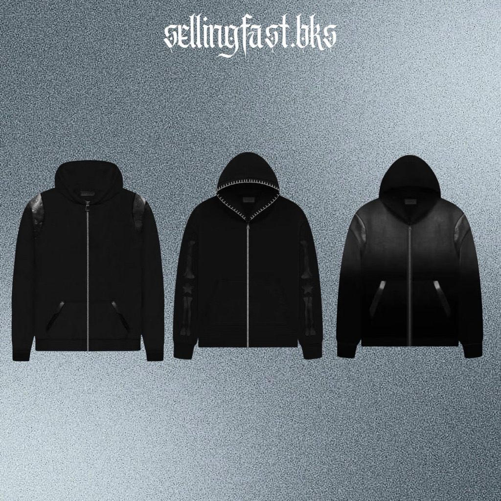 Jual Original 100% Free Hunger Cover Rucas Zipper Hoodie Embossed ...