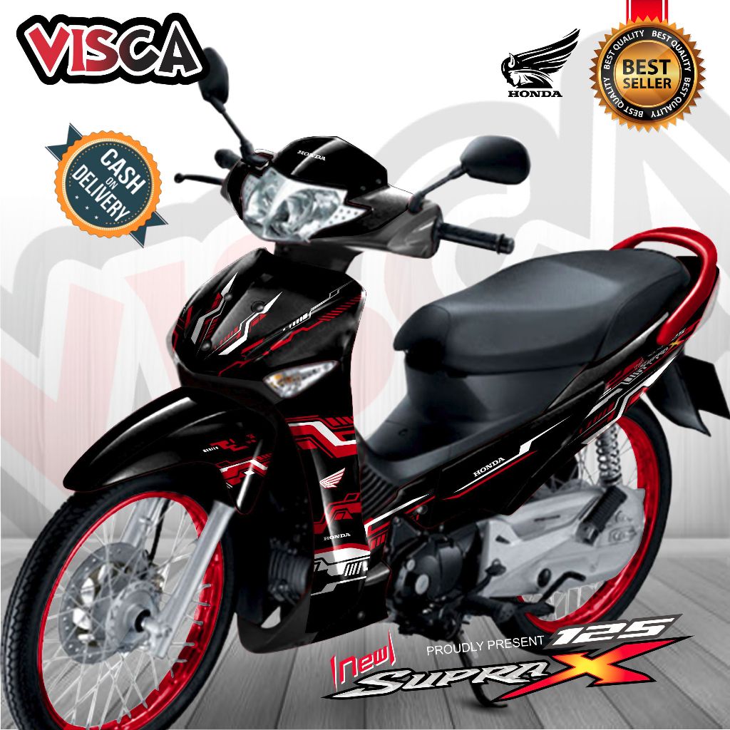 Jual Decal Supra X 125 Lama Modif Keren Stiker Supra X 125 Lama Full ...