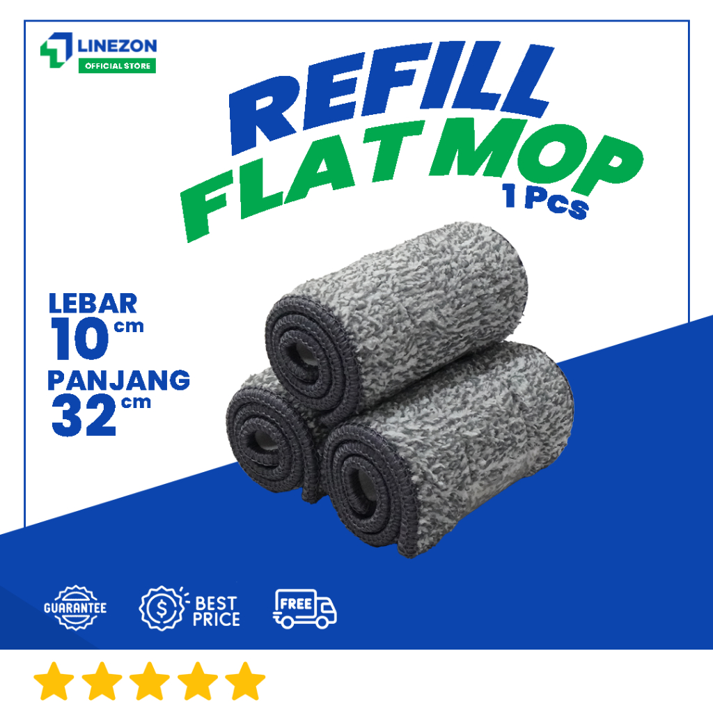 Jual Termurah Refil Kain Pel Flat Mop Pel Tarik Praktis Ultra Mop Hand ...