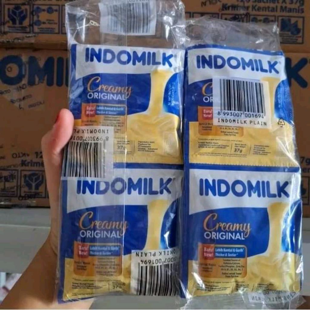 Jual SUSU SACHET INDOMILK PUTIH/SUSU KENTAL MANIS/SUSU MURAH/PER ...