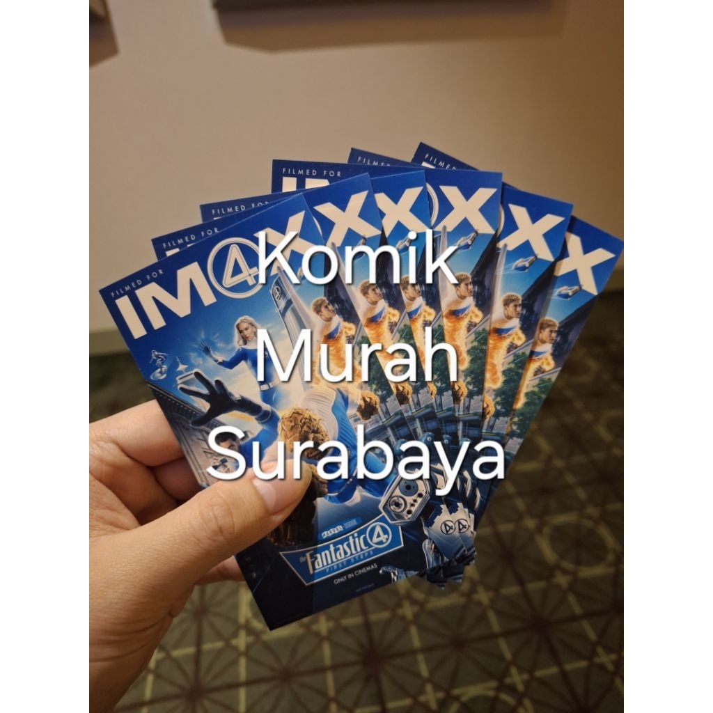 Jual Collectible Ticket Fantastic Four 4 The First Steps XXI IMAX LIMITED EDITION 2025 ORI ...