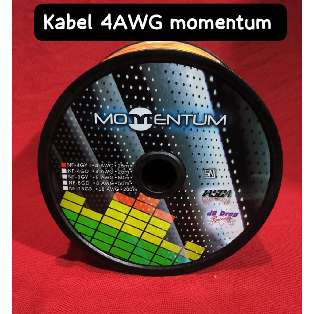 Jual Kabel 4 AWG momentum / kabel power amplifier audio mobil harga per ...