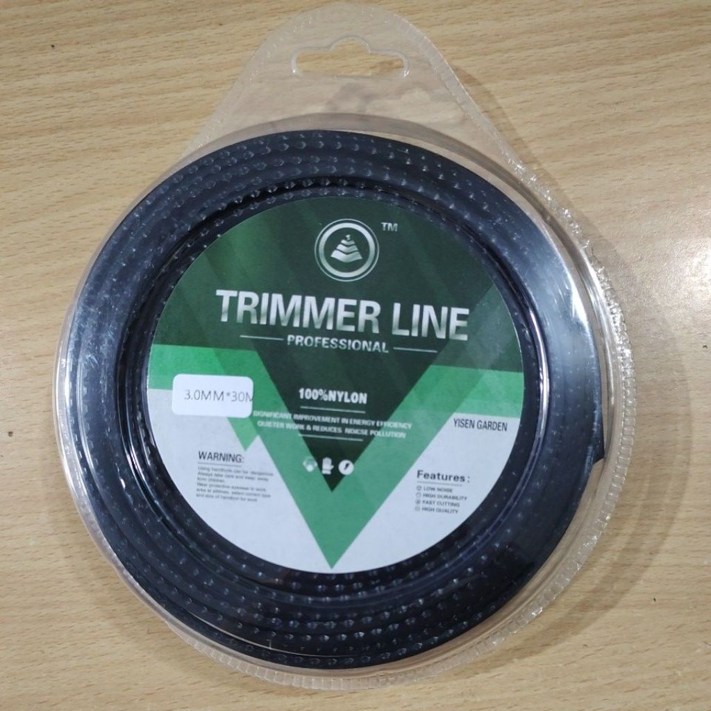 Jual senar mesin potong rumput 3mmx30meter model gerigi | Shopee Indonesia