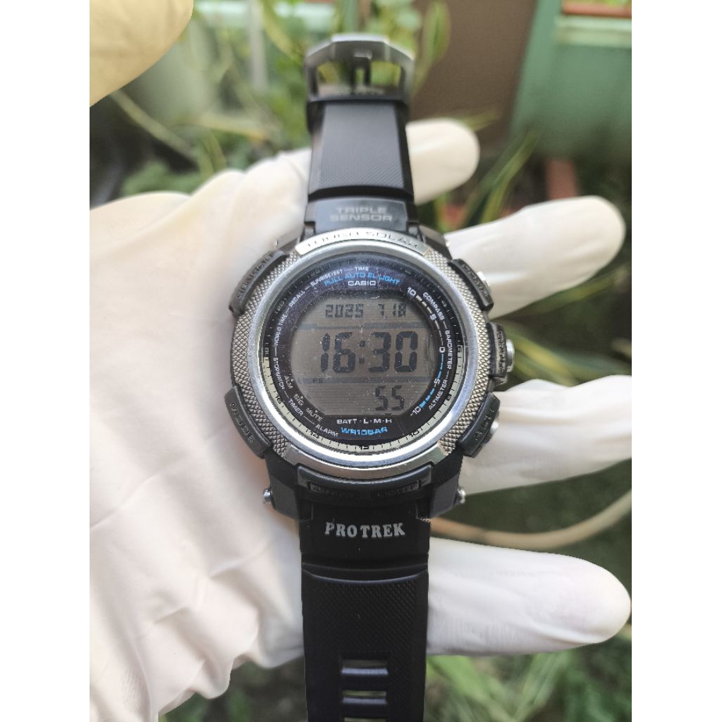 Jual (Harga Net) Jam Tangan Casio ProTrek PRG-200 All Original Triple Sensor Tough Solar ...