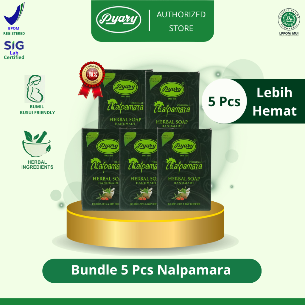 Jual [Paket Hemat 5 PCS] NALPAMARA Sabun Pyary Nalpamara BPOM ...