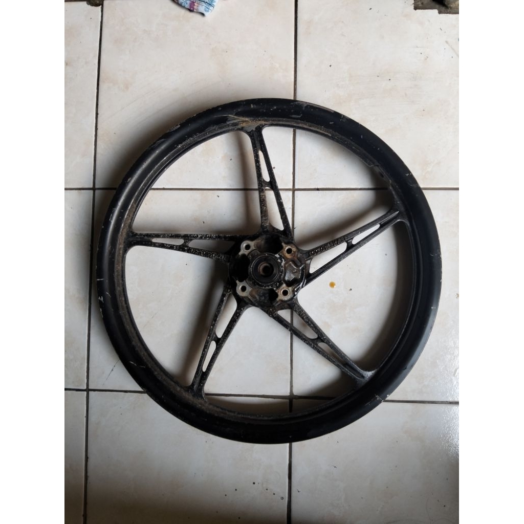 Jual velg DEPAN Jupiter MX new/old original enkei. pnp Jupiter z Burhan ...