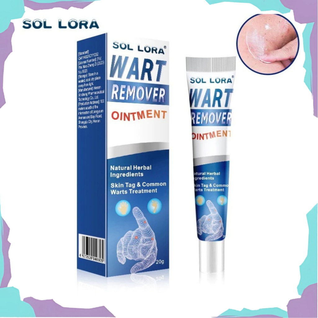 Jual SOL Lora Krim Penghilang Tahi Lalat Wart Remover Original 20g ...
