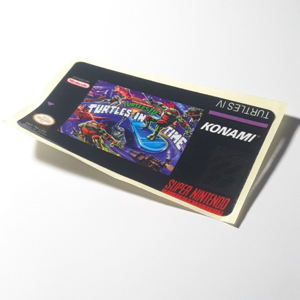 Jual Kaset Super Nintendo SNES 16 Bit USA TMNT Ninja Turtles in Time IV ...