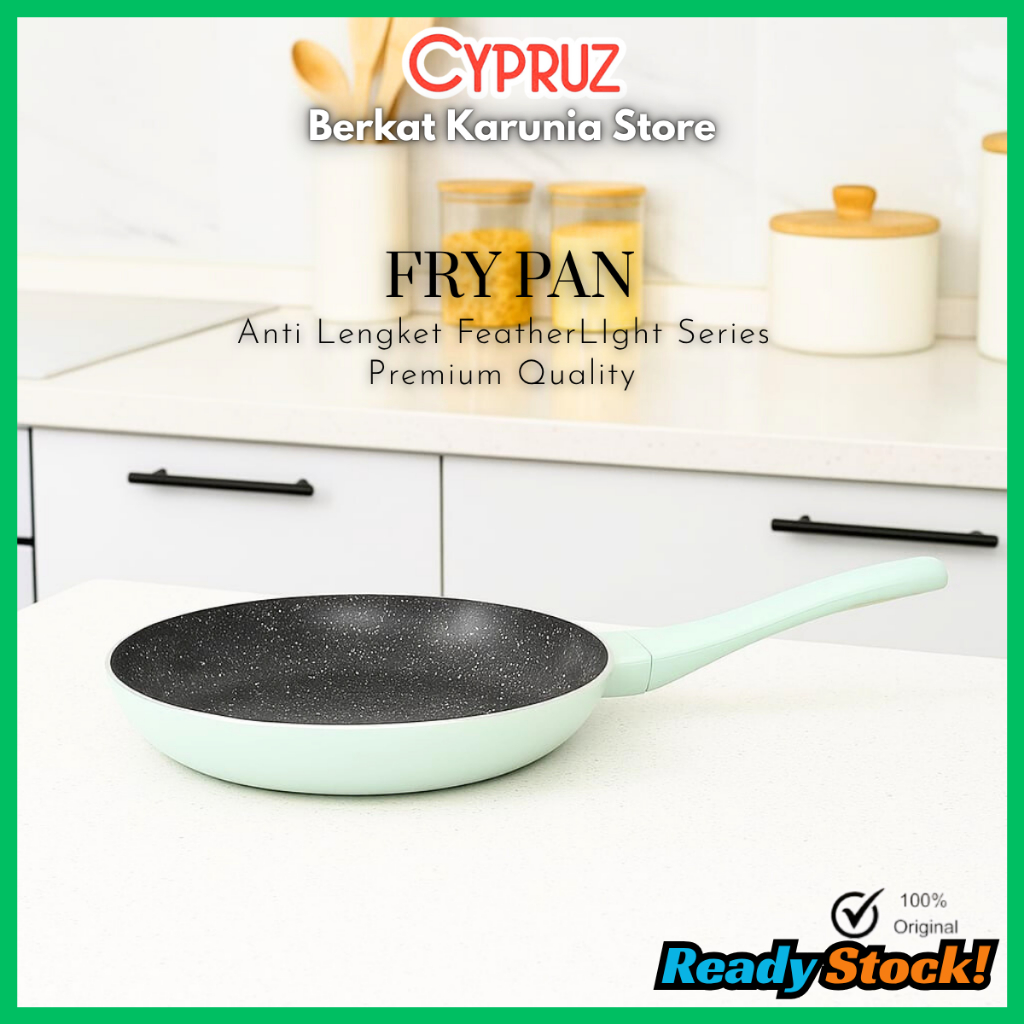 Jual Cypruz Fry pan Feather Light Wajan Anti Lengket Mudah Digunakan Ringan Original 18 - 24 cm ...