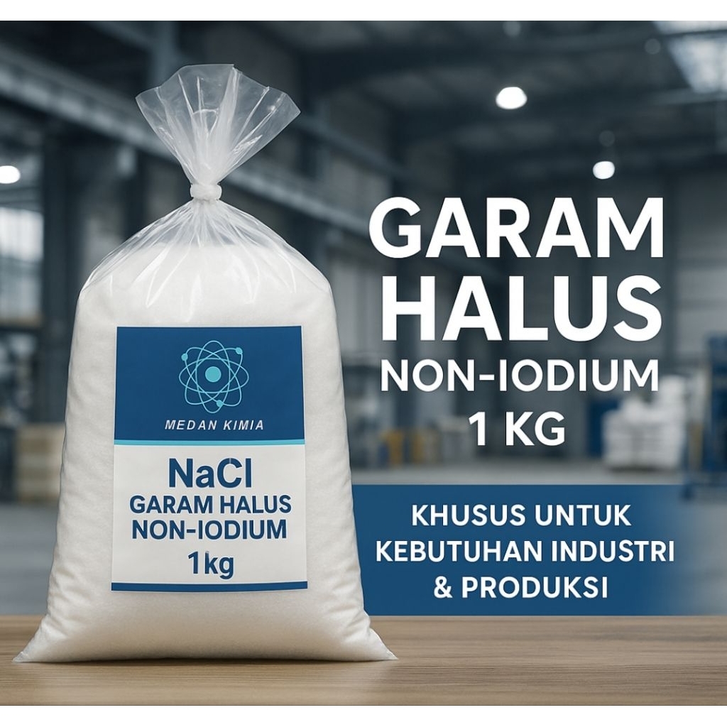 Jual Garam Halus 1 Kg / Bahan Baku Sabun / NaCL | Shopee Indonesia