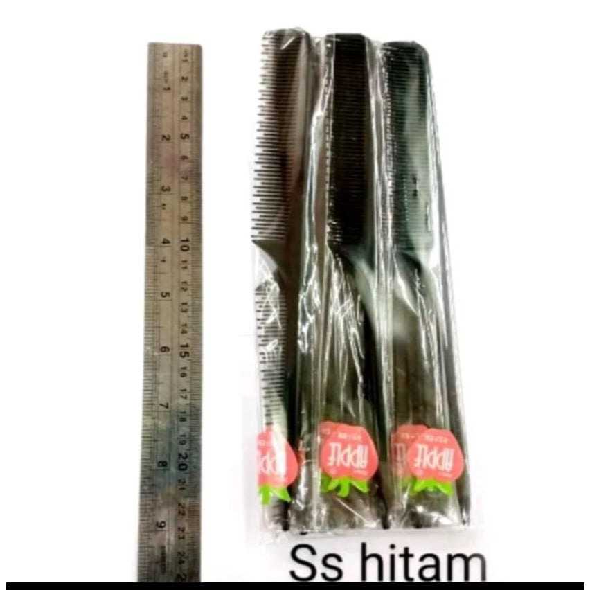Jual ( PAKET 1 LUSIN ) SISIR SASAK hitam / sisir rambut | Shopee Indonesia