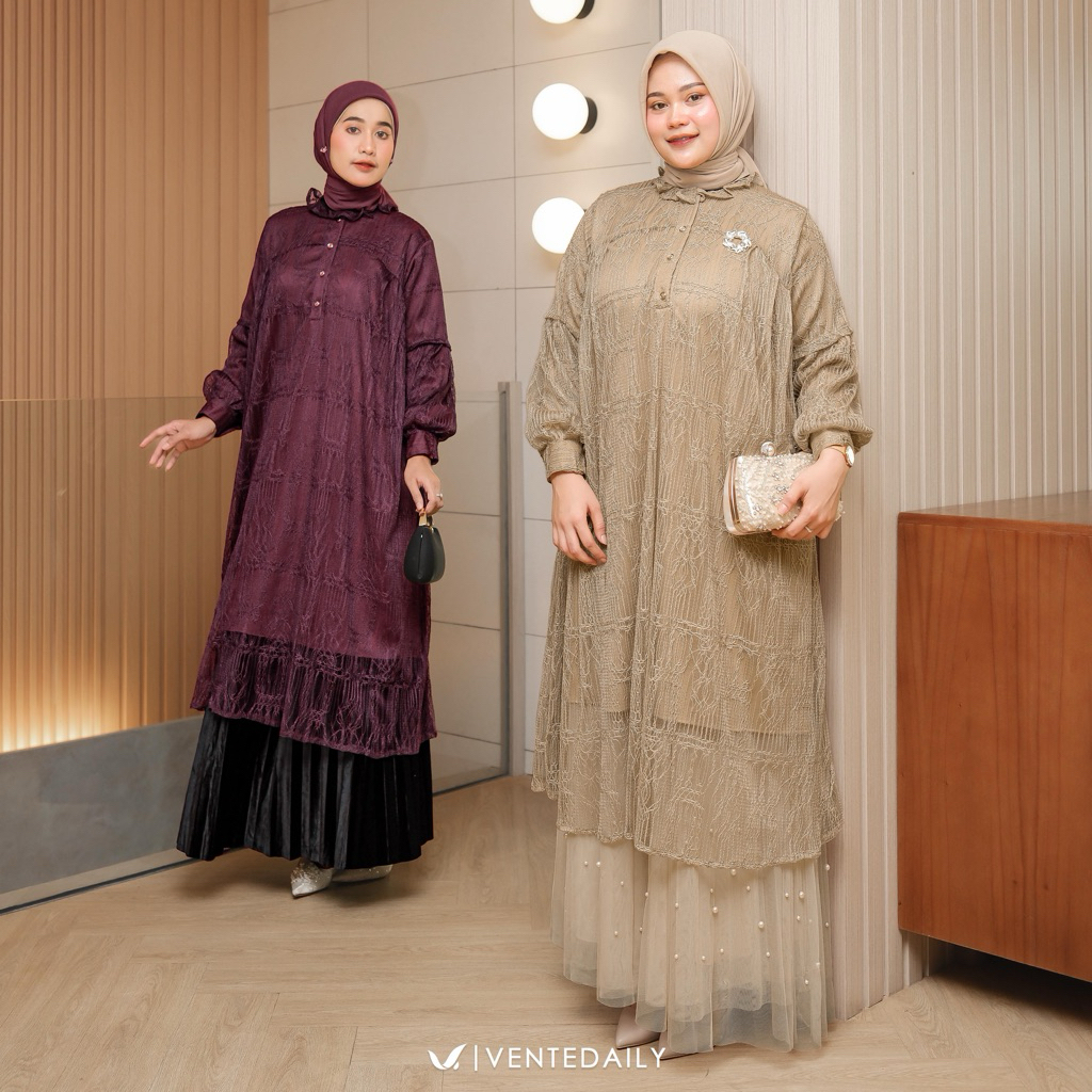 Jual [Vican] Ventedaily - Ayana • Dirla • Visha • Ivanka Outer - Fimela ...