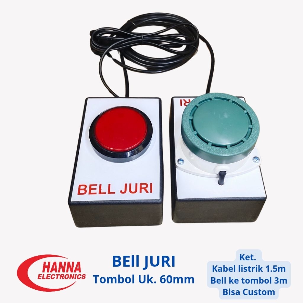 Jual Bell Juri untuk perlombaan box tombol dan bell pisah | Shopee ...