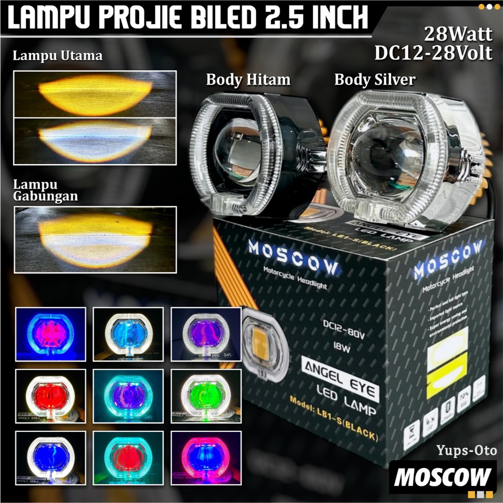 Jual LAMPU PROJIE BILED DEVIL UNGU 2.5 INCH ALA ALA ORIGINAL MOSCOW ...
