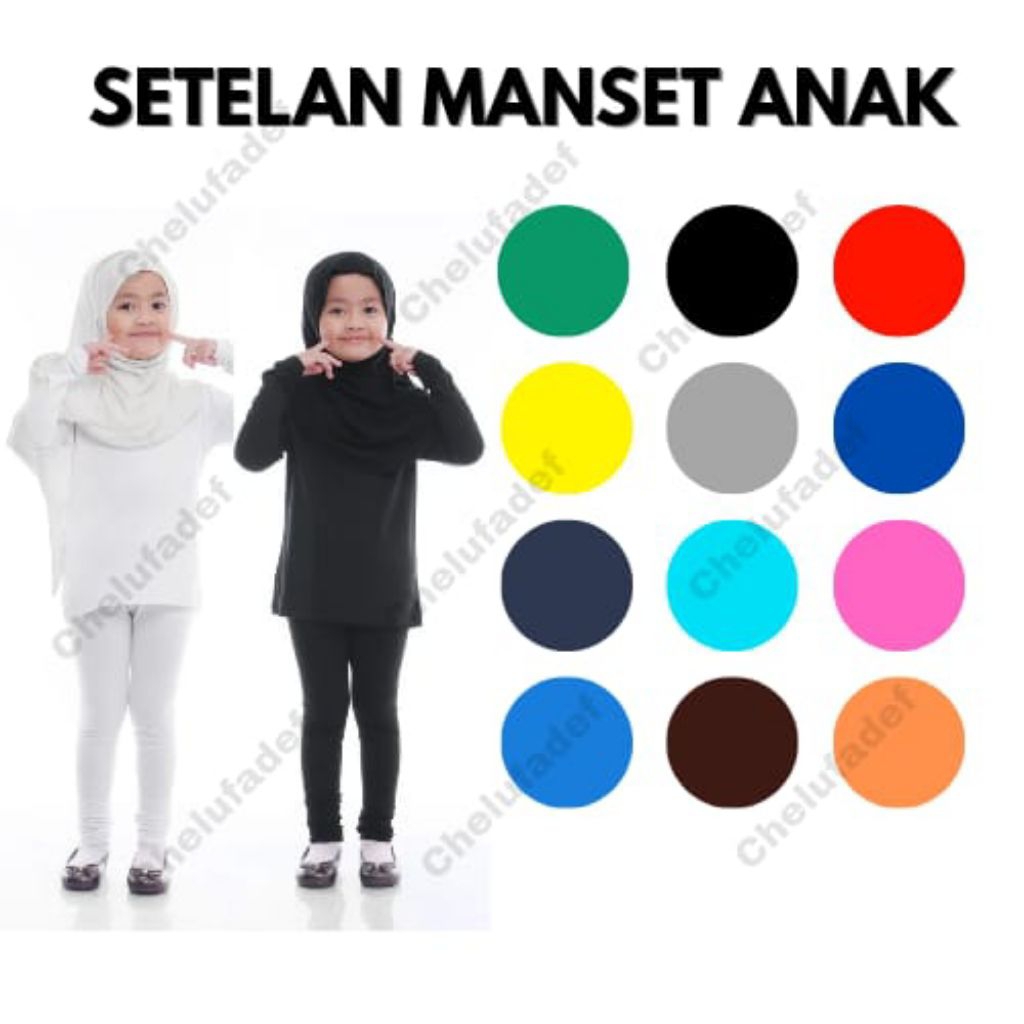 Jual Setelan Kaos Manset Anak Perempuan Lengan Panjang 1-10 Tahun Bahan ...