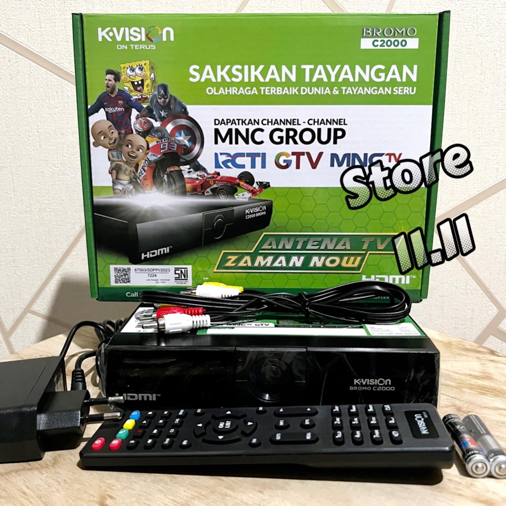 Jual RECEIVER PARABOLA KVISION BROMO C2000 HYBRID C BAND KU BAND ...