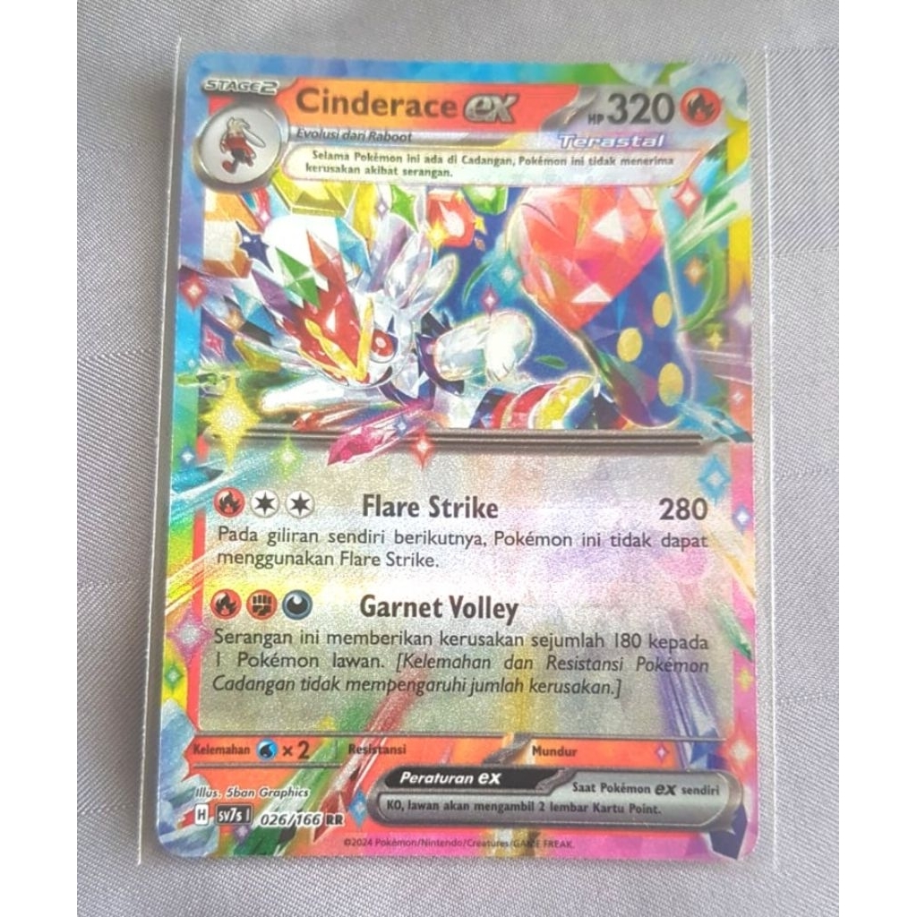 Jual Kartu Pokemon Cinderace EX , Pokemon Spidops EX, Pokemon Rayquaza ...