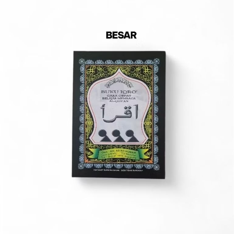 Jual BUKU IQRO' BESAR SAMPUL HITAM ORIGINAL | Shopee Indonesia