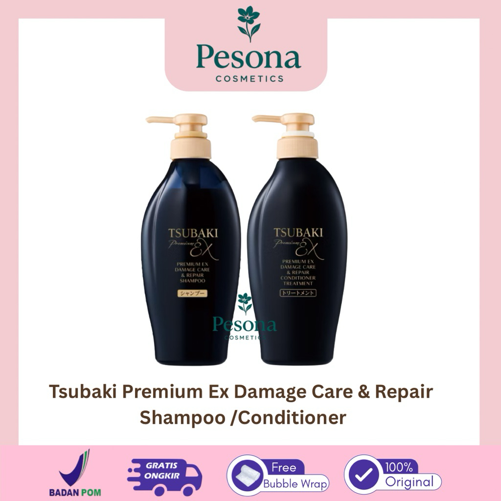 Jual Tsubaki Premium Ex Damage Care & Repair Shampoo 450ml / Tsubaki Premium Ex Damage Care ...