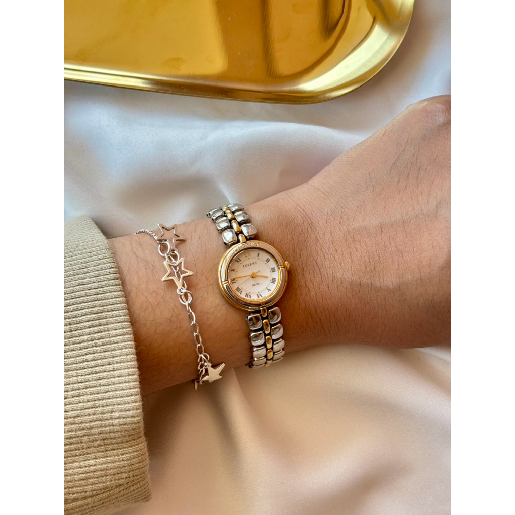 Jual Seiko lucent two toned roman | Shopee Indonesia