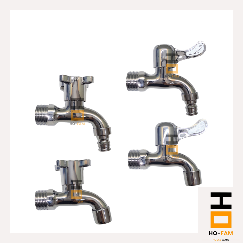 Jual HOFAM KRAN AIR PUTAR 3/4 INCH Anti Karat / Kran Cuci Taman TEMBOK ...