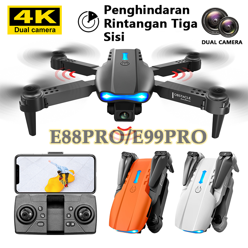Jual DJI Smart Drone E99 Pro Dengan Kamera HD Drone WiFi FPV Dual ...