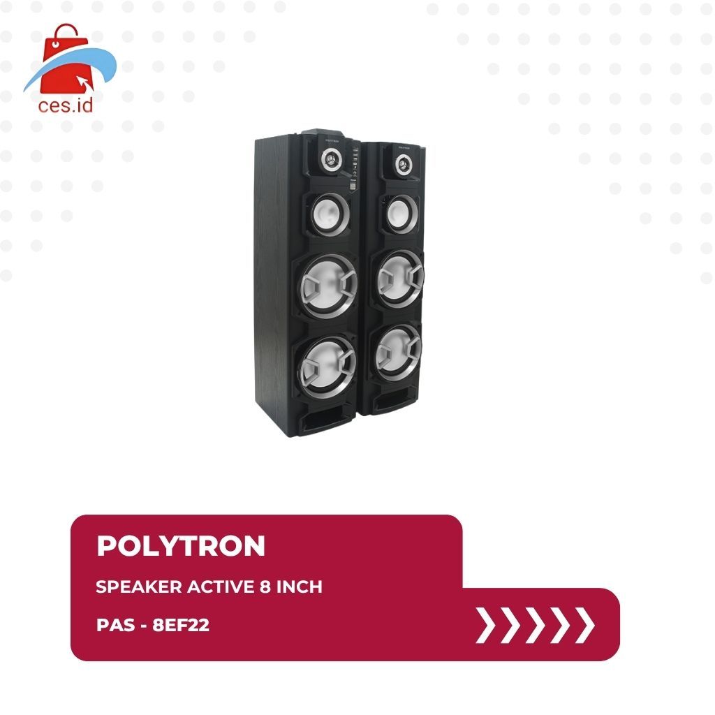 Jual POLYTRON Active Speaker E Series PAS 8EF22 PENGIRIMAN KARGO SUDAH ...