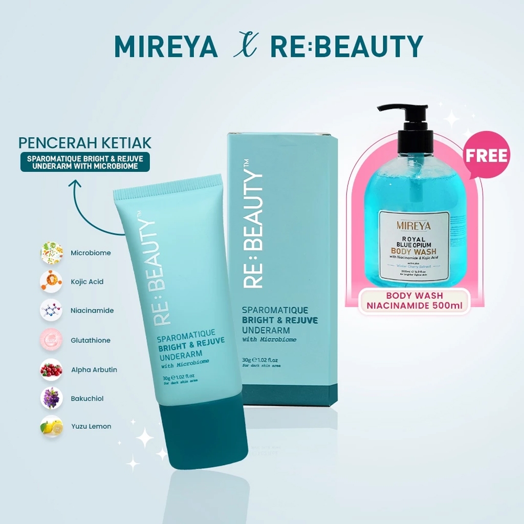 Jual [Exclusive Mireya x Rebeauty - SPECIAL 8.8] Bright & Rejuve Underarm With Microbiome Free ...