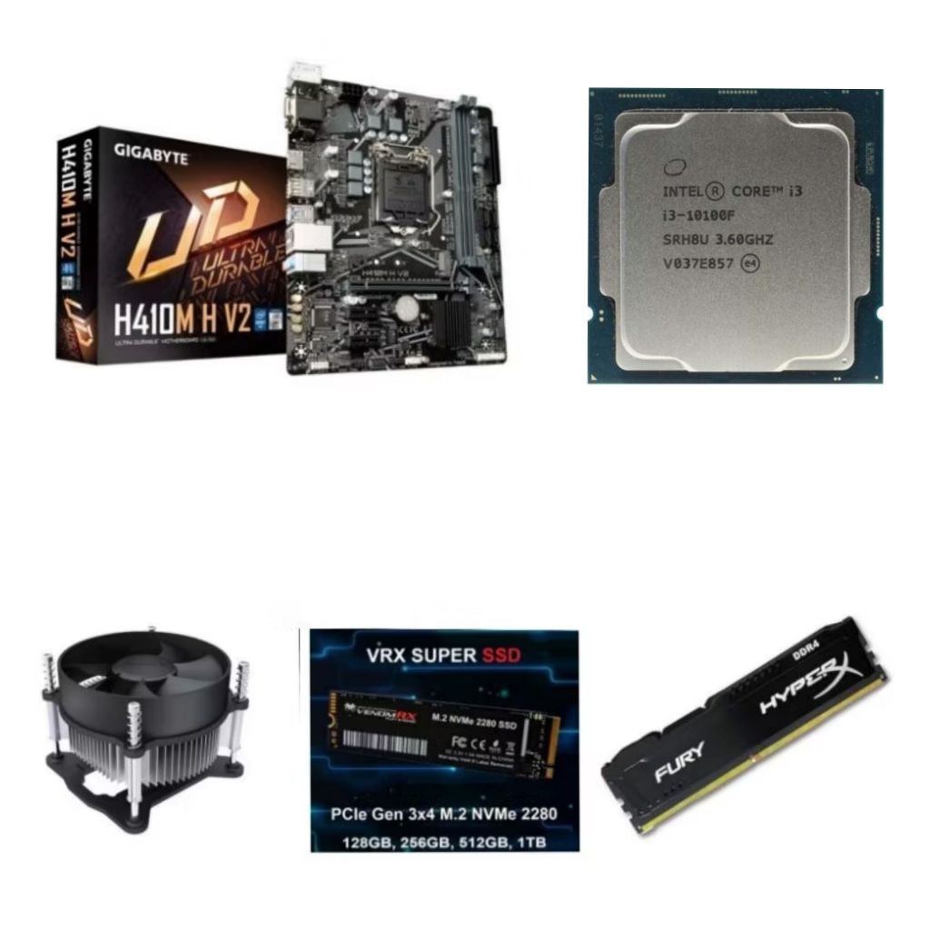 Jual Paket Processor Intel Core i3 10100F Tray Gen 10 Socket LGA 1200 DDR4 NVME | Shopee Indonesia