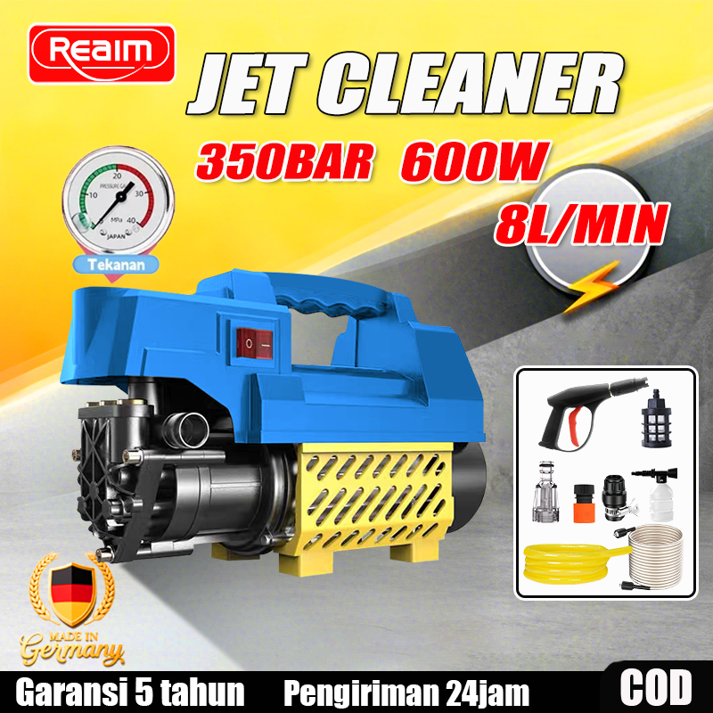 Jual Reaim 600W Jet Cleaner | Alat Steam Cuci Mobil & Motor | High ...
