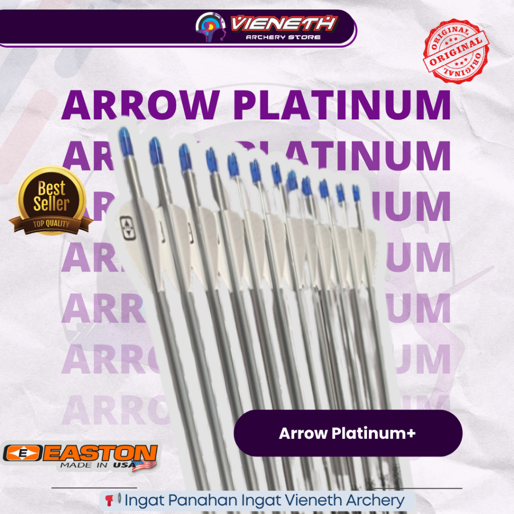 Jual ARROW EASTON PLATINUM PLUS 6 PCS ANAK PANAH PLATINUM EASTON ...