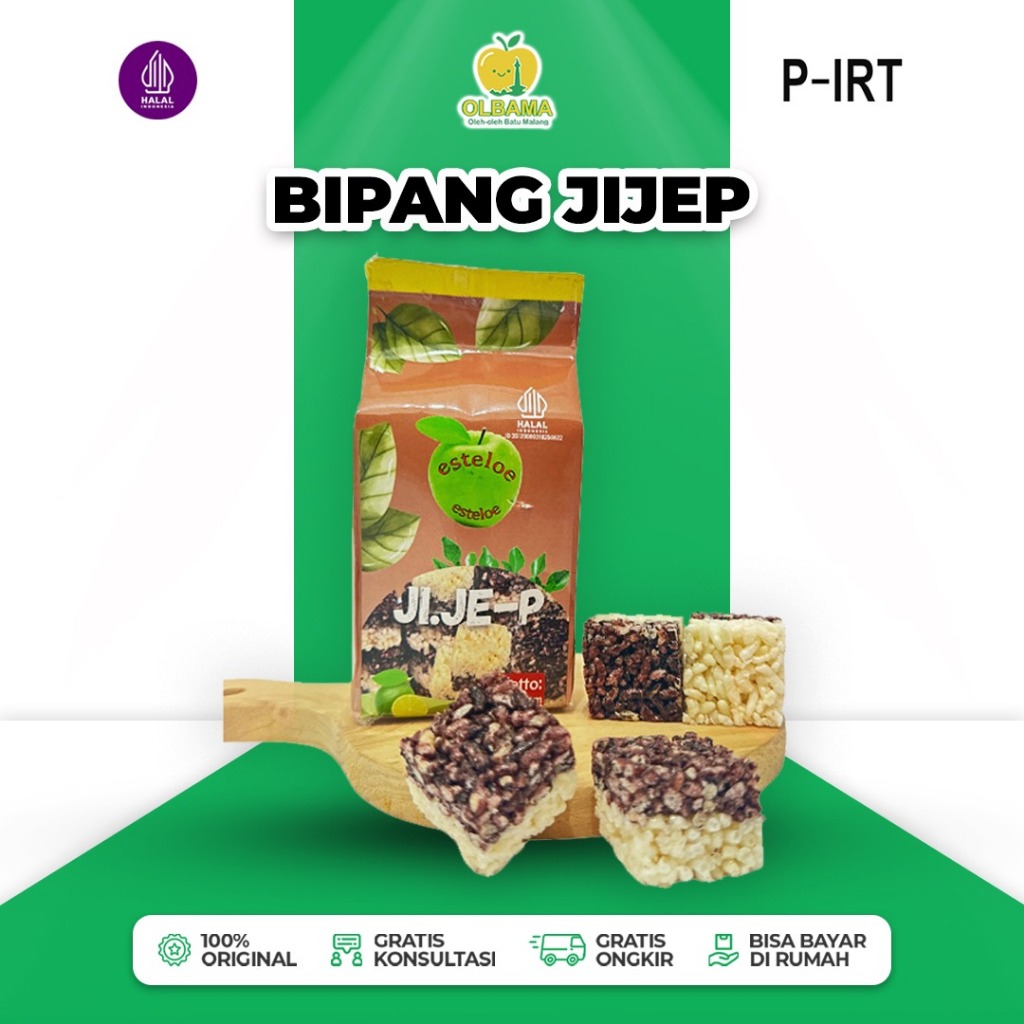 Jual Jipang Bipang Beras Ketan Hitam & Putih Jijep Oleh Oleh Khas Batu ...