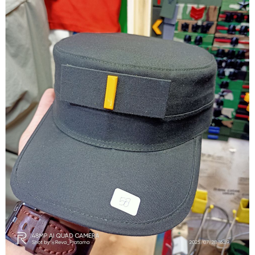 Jual topi pet pdh komando + pangkat letda logam | Shopee Indonesia