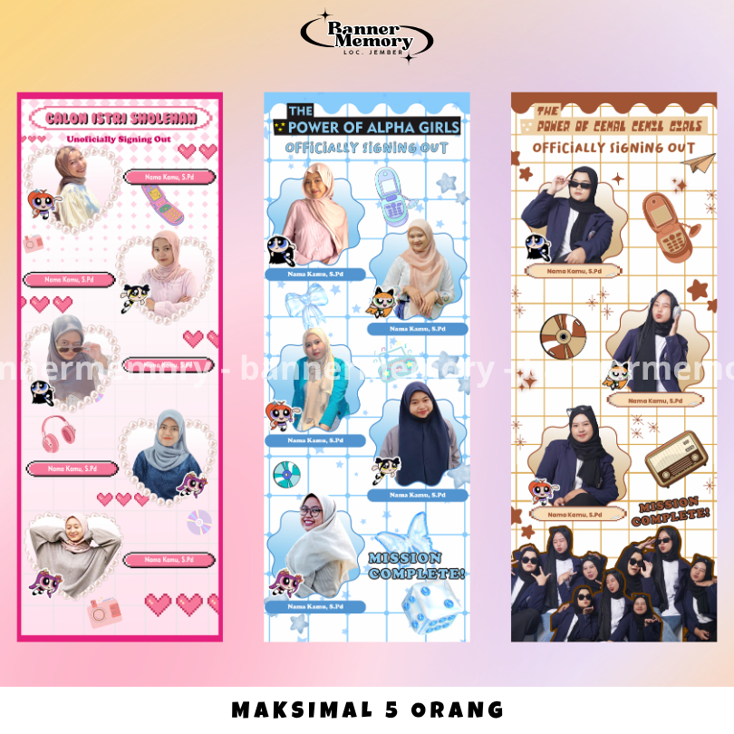 Jual [ POWERPUFF CUTE ] PAKET XBANNER / X BANNER / TIANG SPANDUK BANNER ...
