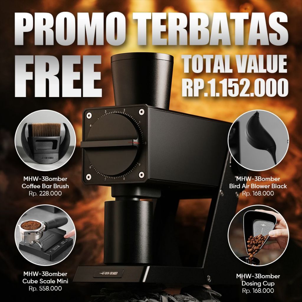 Jual MHW-3BOMBER F74 Navigator Electric Coffee Grinder Mesin Grinder ...
