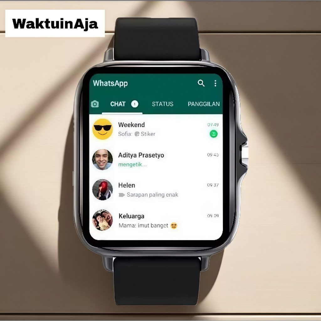 Jual JAM HP PINTAR ANDROID Smartwatch Pelacak Kebugaran Jam tangan aimo ...