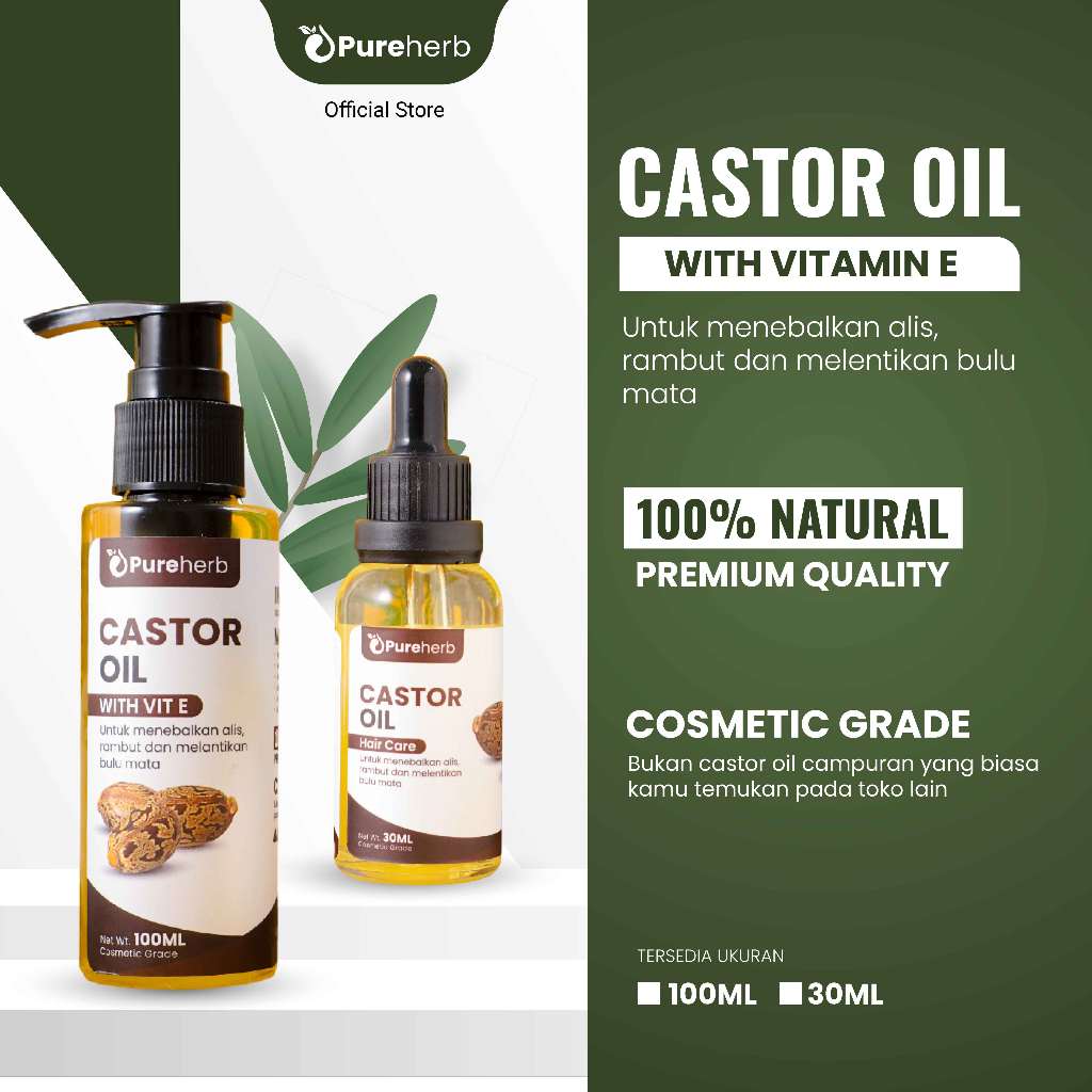 Jual Castor Oil 30ml / Minyak Jarak Carrier Oil / Perawatan Rambut ...