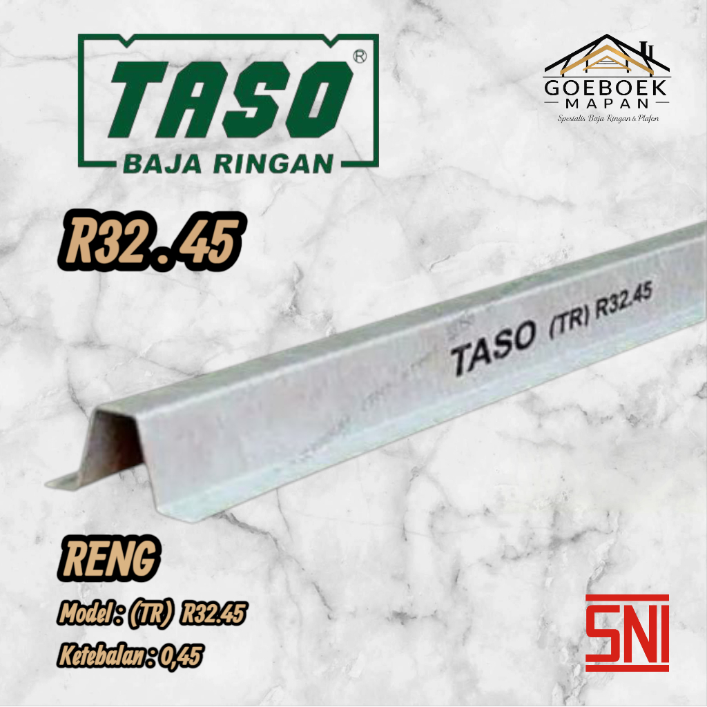 Jual Reng Baja Ringan Taso (TR) R32.45 SNI 0,45mm | Shopee Indonesia