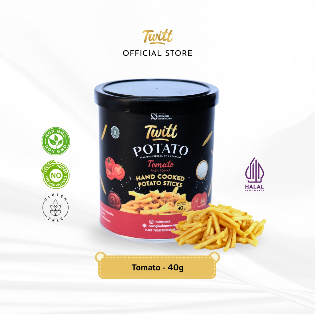 Jual Twitt Snack - Potato Tomato Stick Kentang 40g | Shopee Indonesia