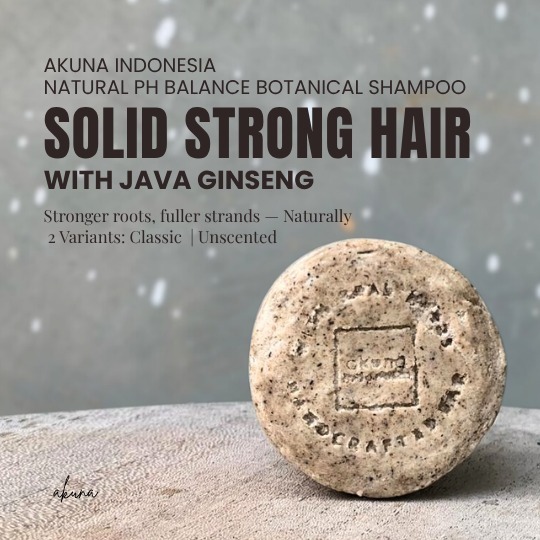 Jual Akuna Botanical Java Ginseng Solid Root Shampoo Bar Alami | Shopee ...