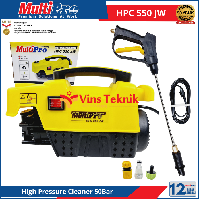 Jual MULTIPRO HPC 550 JW High Pressure Cleaner Jet Cleaner Mesin Cuci ...