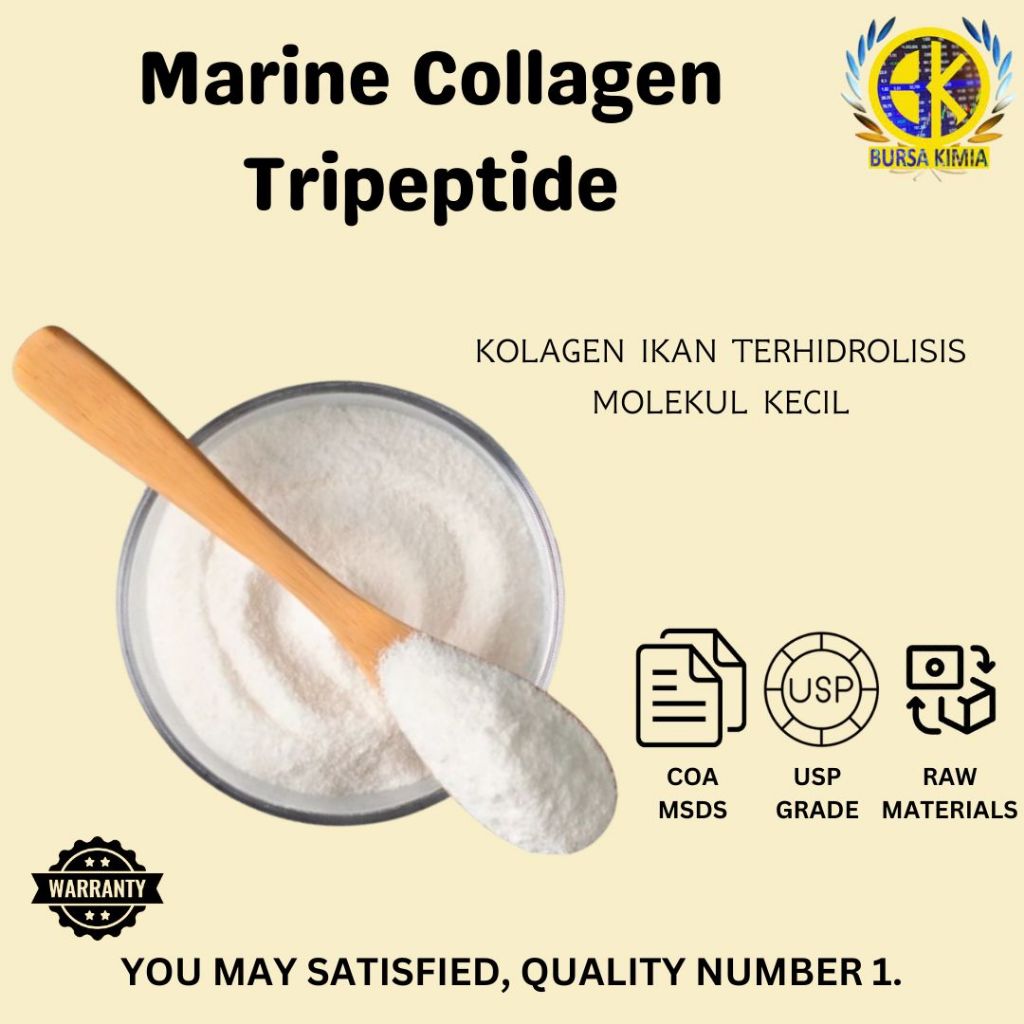 Jual Marine Collagen Tripeptide 500gr / Marine Collagen Tripeptide / Bubuk Kolagen Ikan ...
