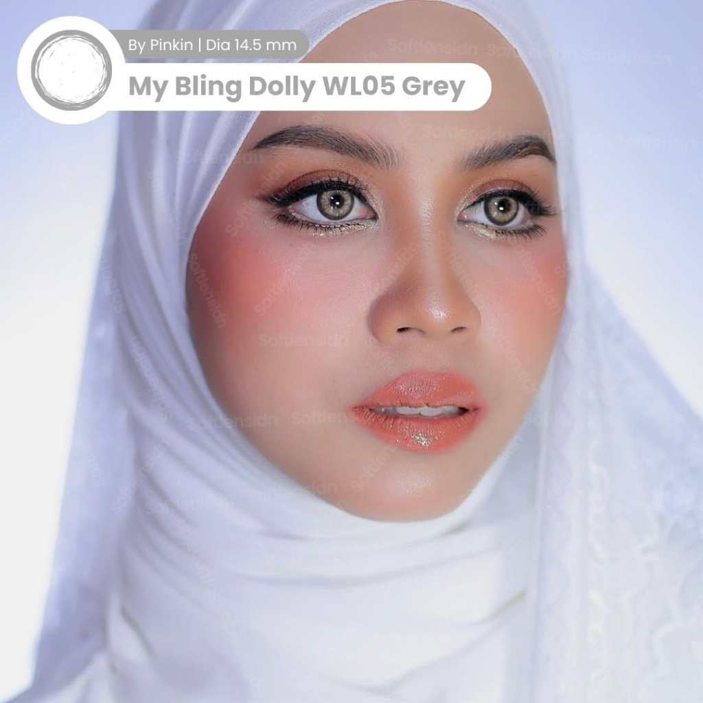 Jual SOFTLENIDN SOFTLENS MY BLING DOLLY WL05 GRAY SOFTLEN WEDDING LAMARAN WISUDA DIA 14.5MM ...