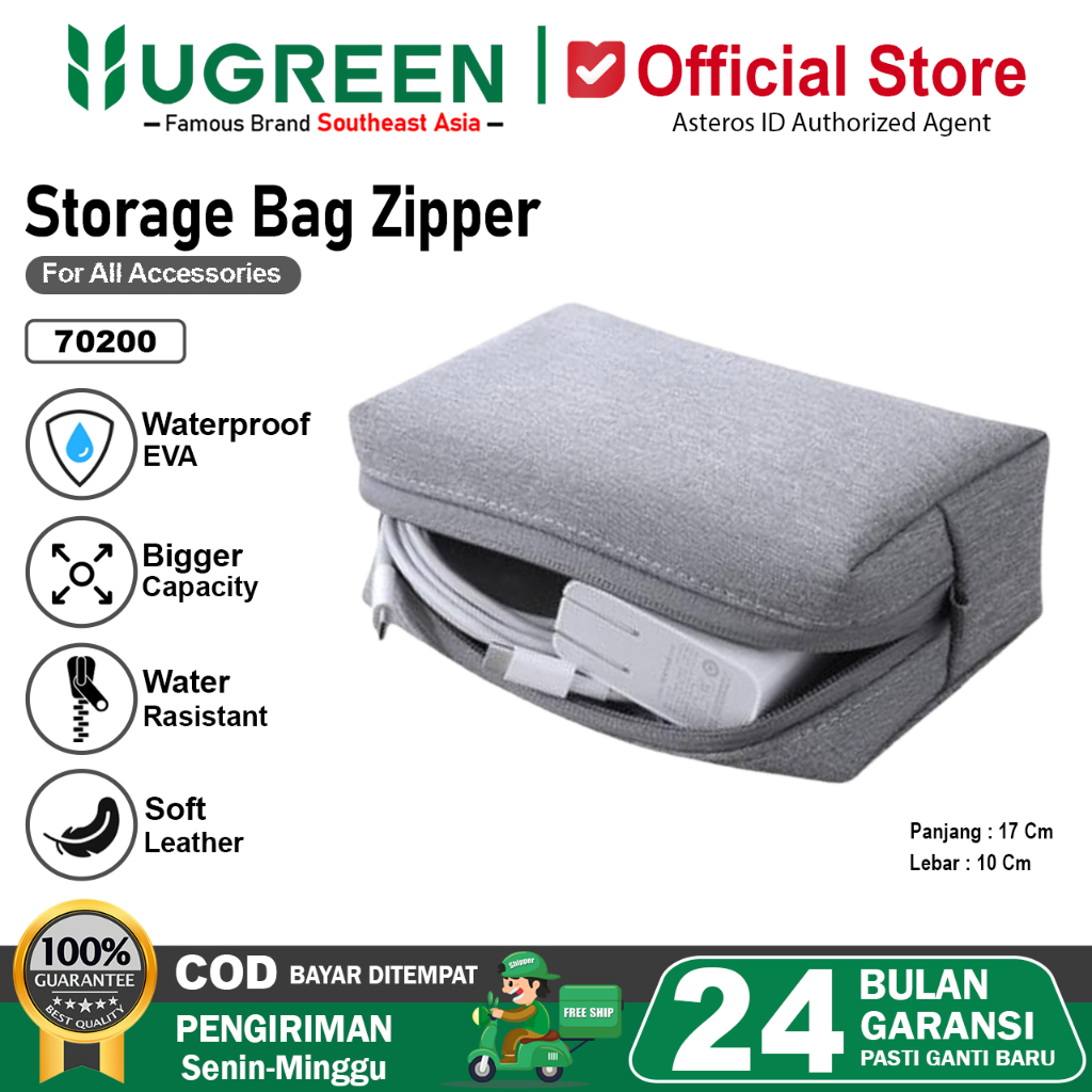 Jual UGREEN Storage Bag Large Capacity Dompet Travel Portable Bag 70200 ...