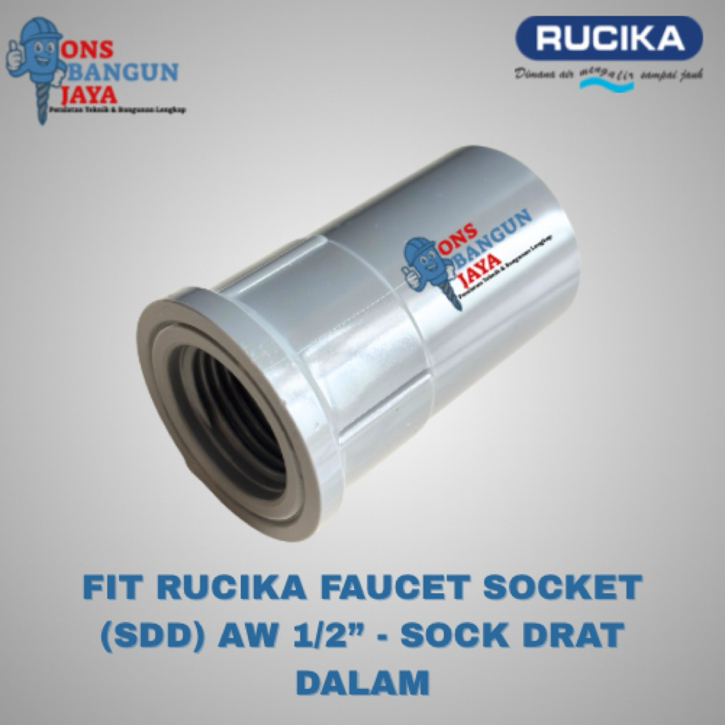 Jual RUCIKA FAUCET SOCKET (SDD) AW 1/2”, 3/4”, 1” | Shopee Indonesia